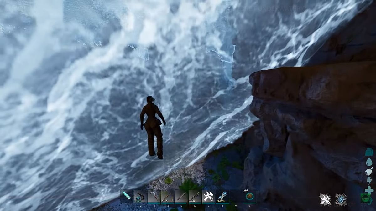 ARK Survival Ascended: All Underwater bubble locations in The Center map