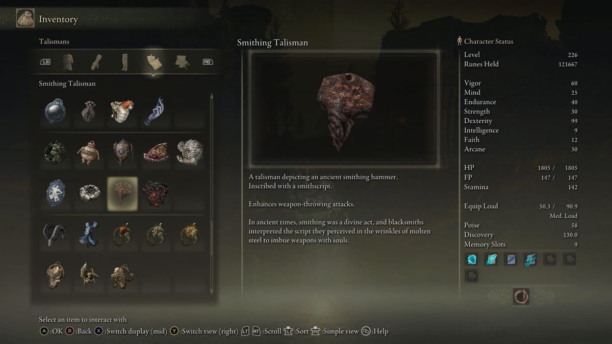 How to obtain Smithing Talisman in Elden Ring Shadow of the Erdtree