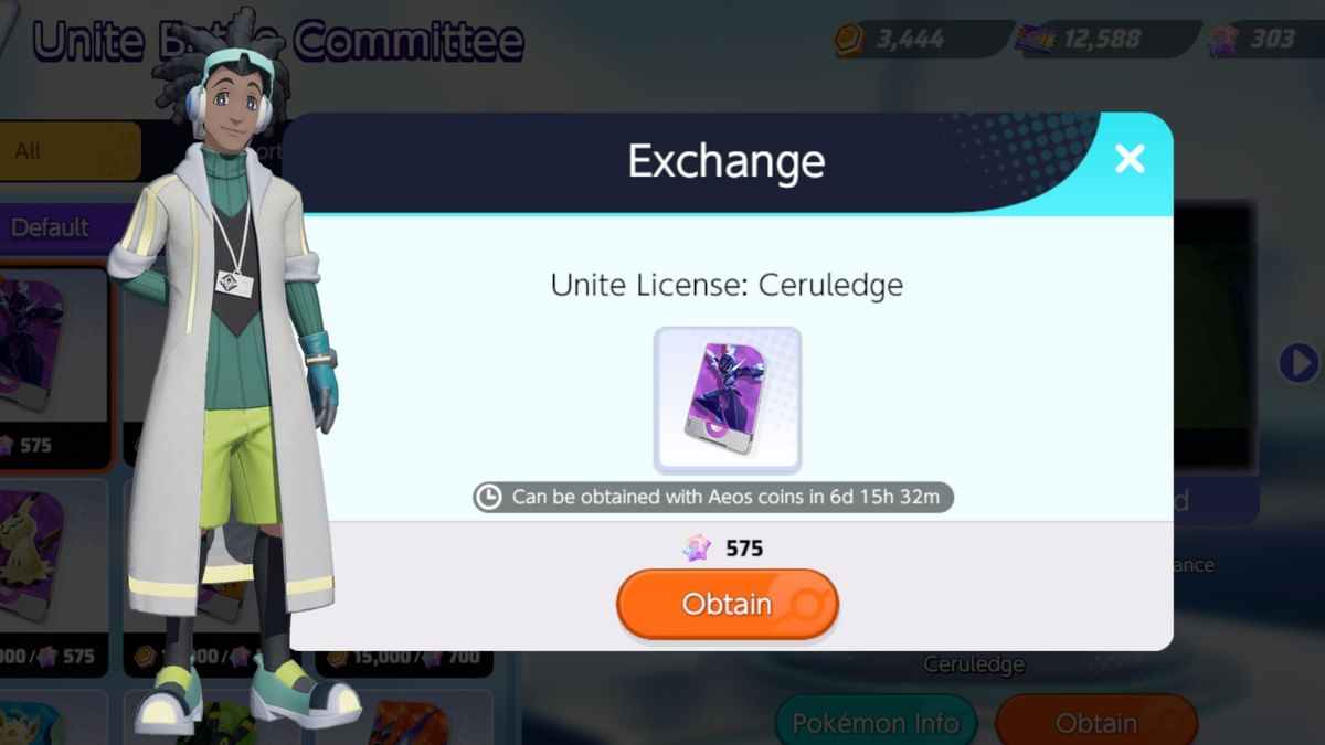 How to get Ceruledge in Pokemon Unite