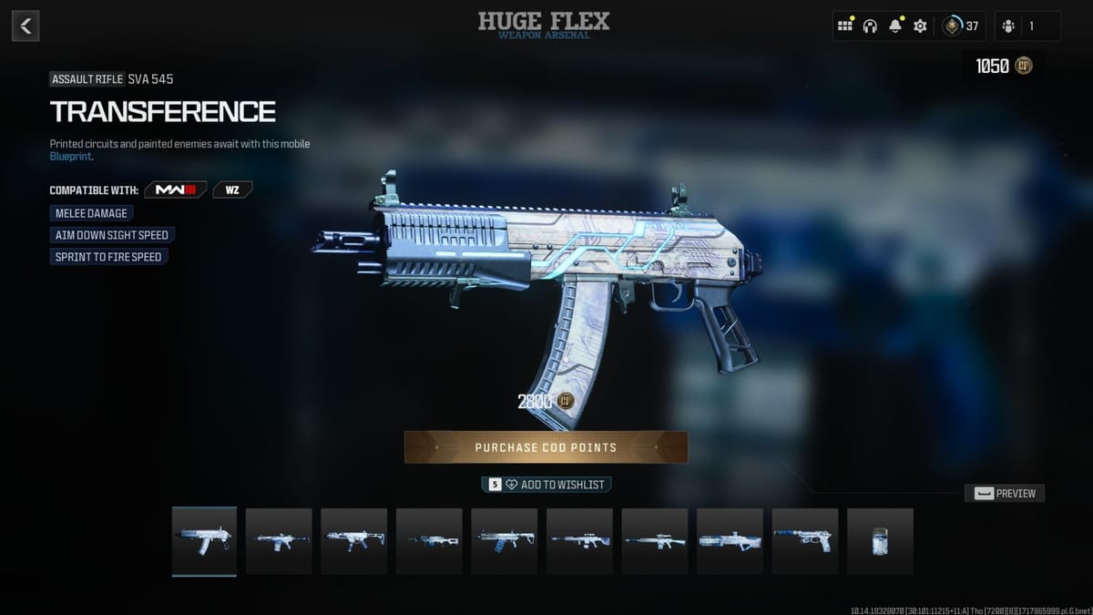 Huge Flex Weapon Arsenal in Warzone and MW3: Price, what's included ...