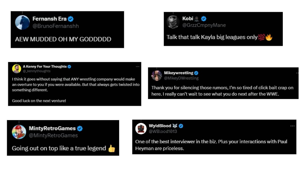 "AEW MUDDED OH MY GODDDDD," "Big leagues only" - Fans react after ...
