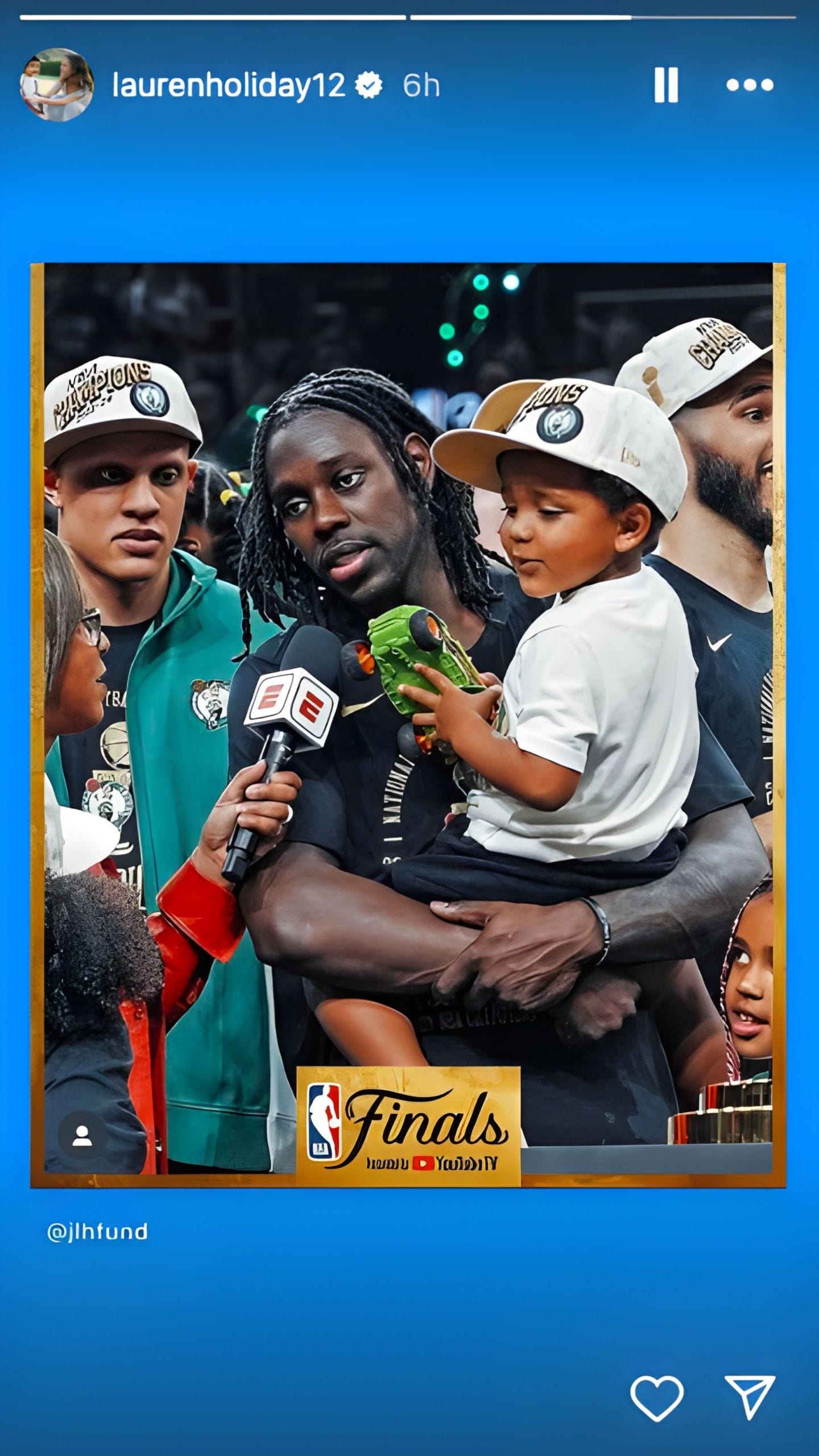 Jrue Holiday's wife Lauren Holiday shares picture of her husband ...