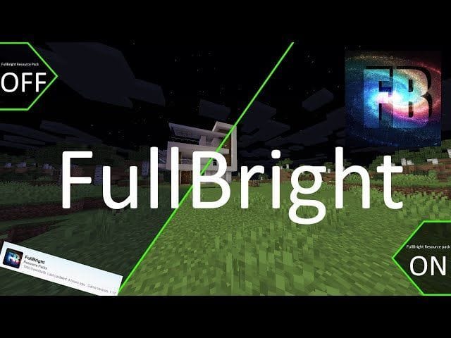 How to get Minecraft FullBright texture pack