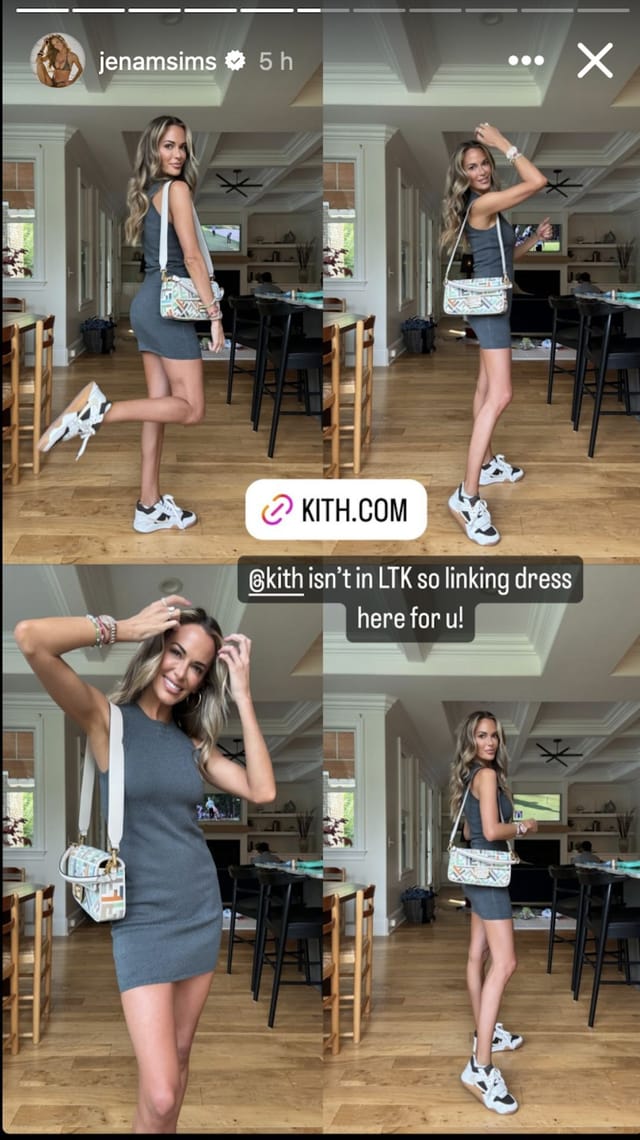 “She shines” - Brooks Koepka’s wife Jena flaunts her $210 Kith dress at ...