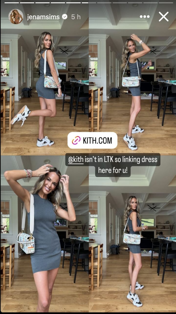 “She shines” - Brooks Koepka’s wife Jena flaunts her $210 Kith dress at ...