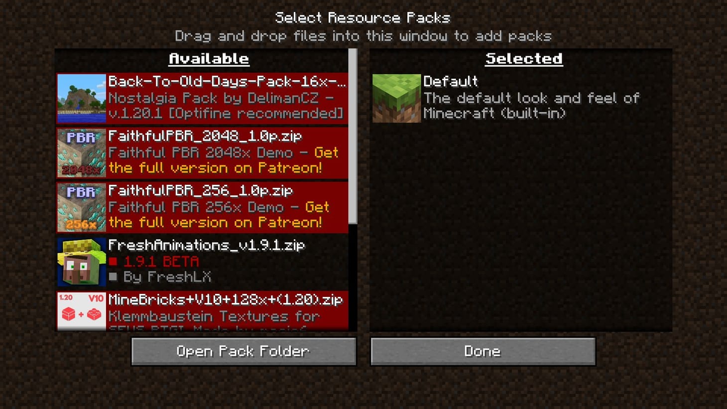 How to get Mizuno's 16 Craft texture pack in Minecraft