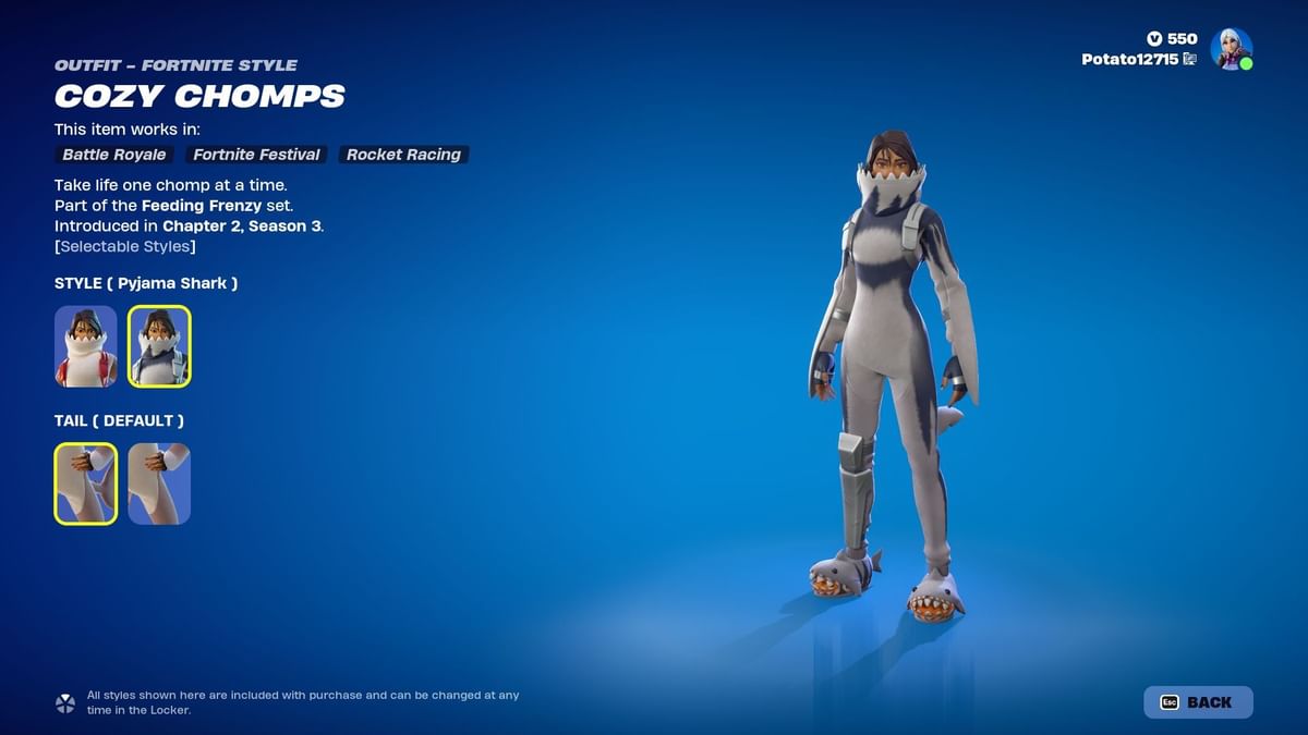 How to get Cozy Chomps and Comfy Chomps skins in Fortnite