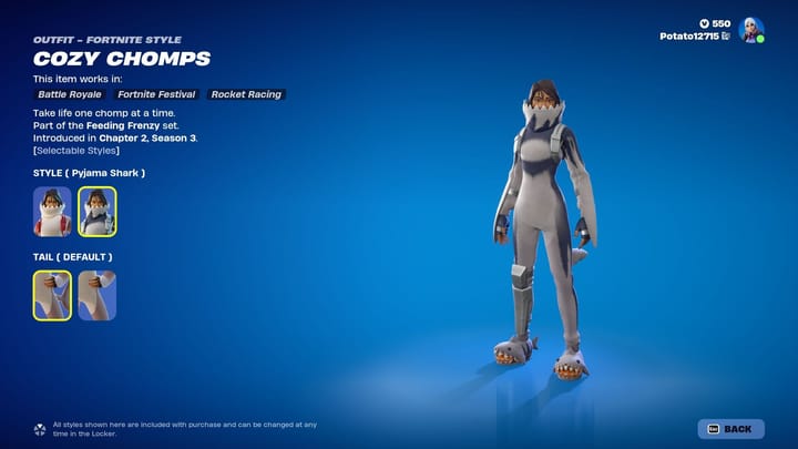 How to get Cozy Chomps and Comfy Chomps skins in Fortnite