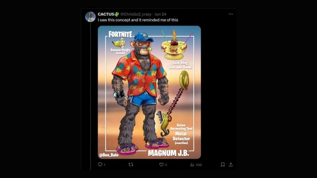 Concept artist creates new Fortnite Summer Peely Outfit, community ...