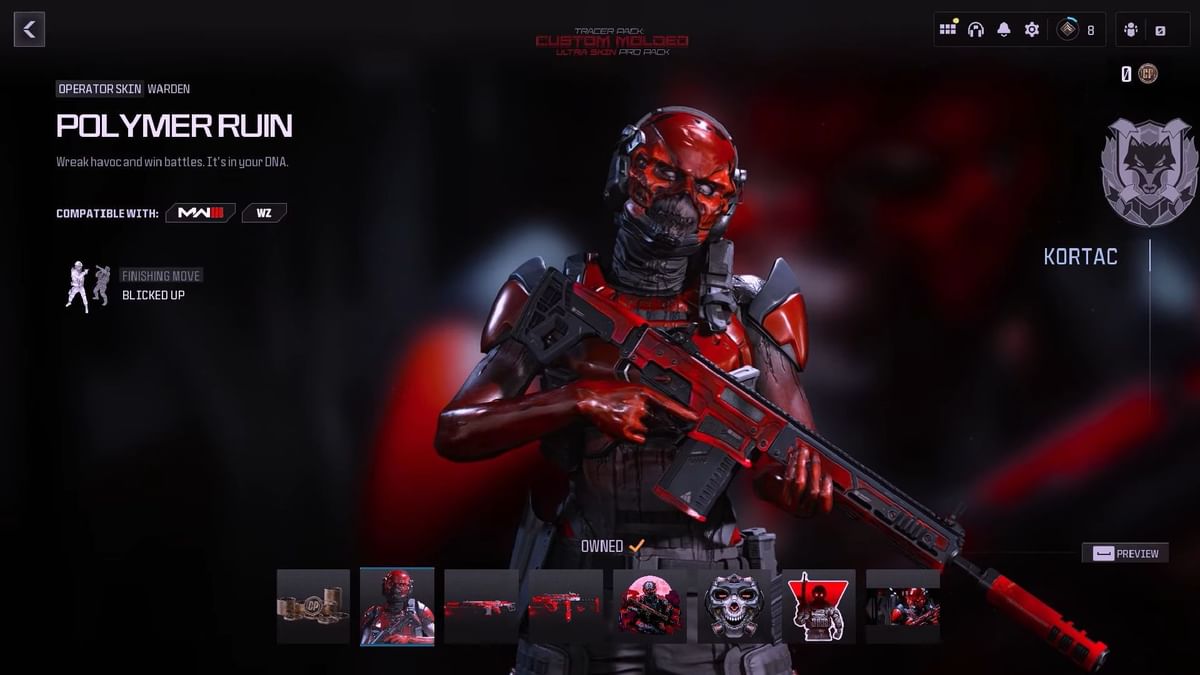 Custom Molded Ultra Skin Pro Tracer Pack in MW3 and Warzone: Price, what's included, and is it ...