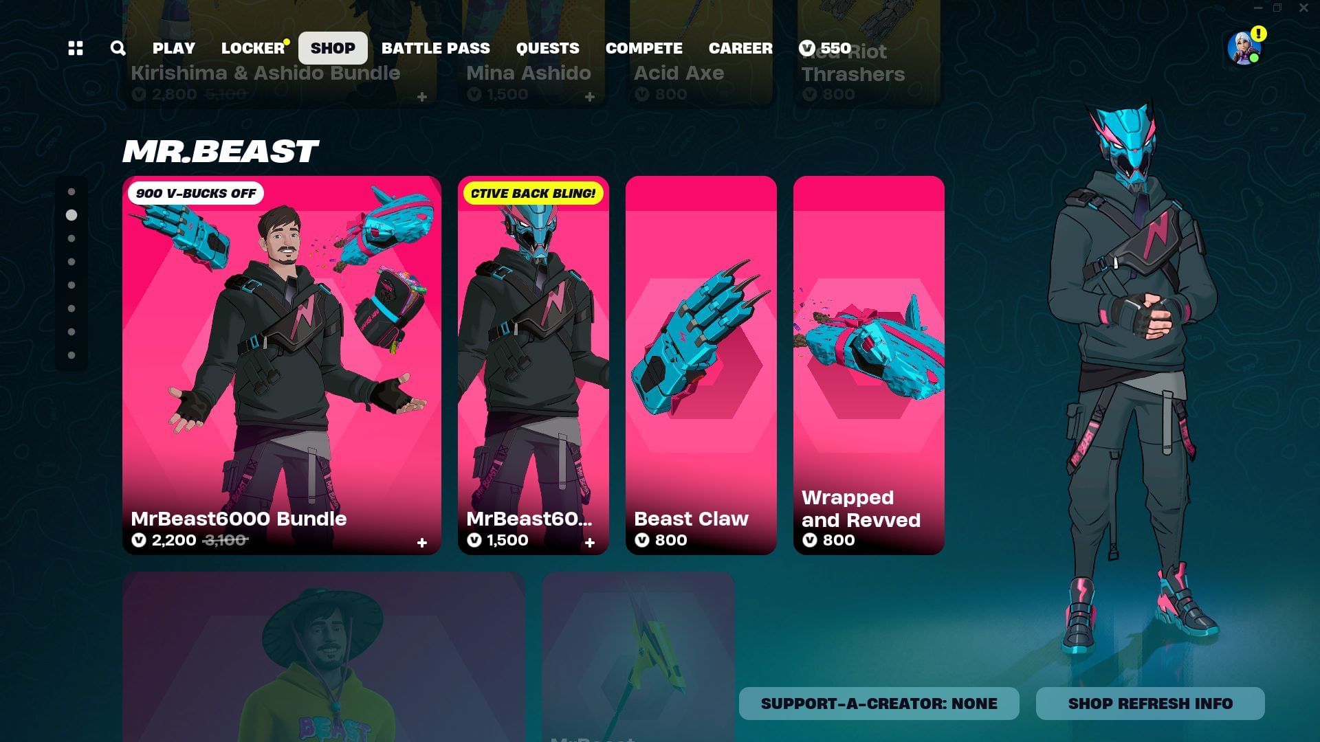 How to get MrBeast skin in Fortnite