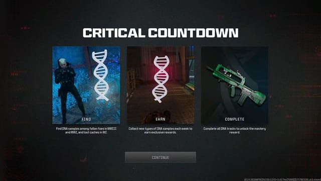 How to collect DNA samples in Warzone and MW3 Critical Countdown event?