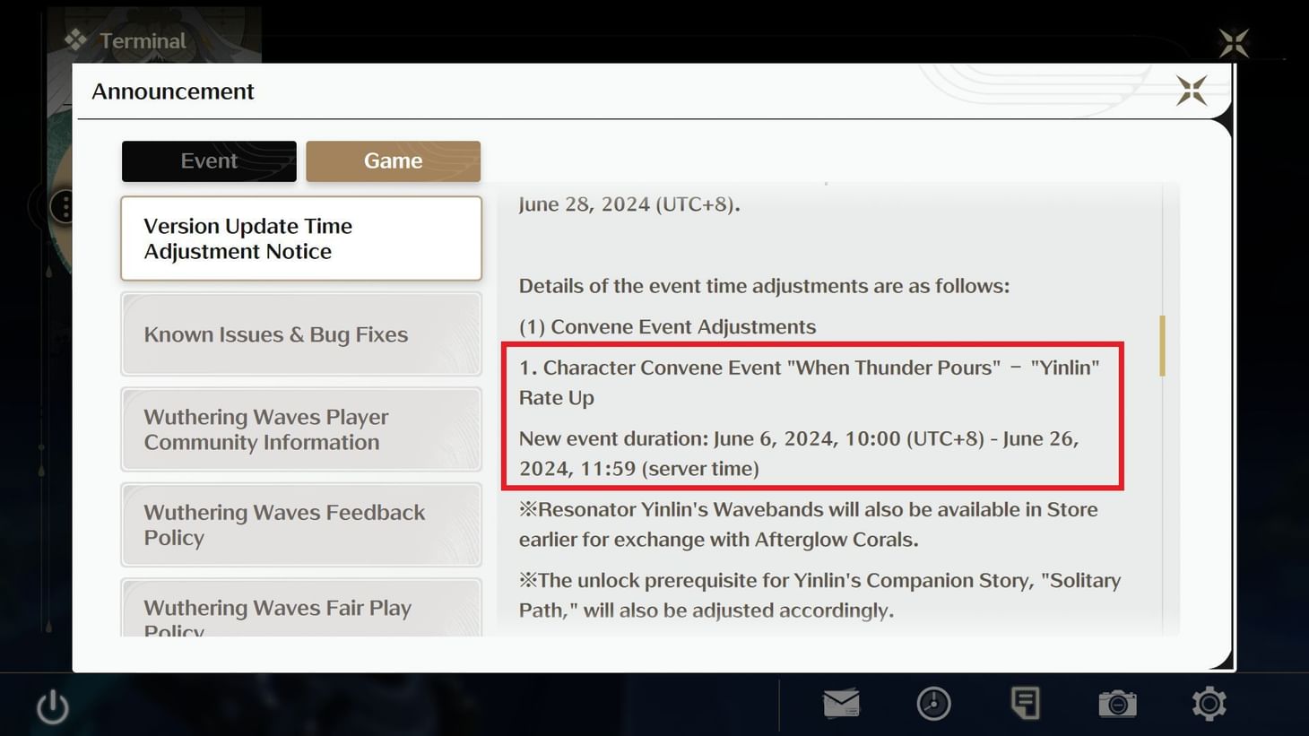 Wuthering Waves Yinlin banner release date, time, countdown, and 4-star ...