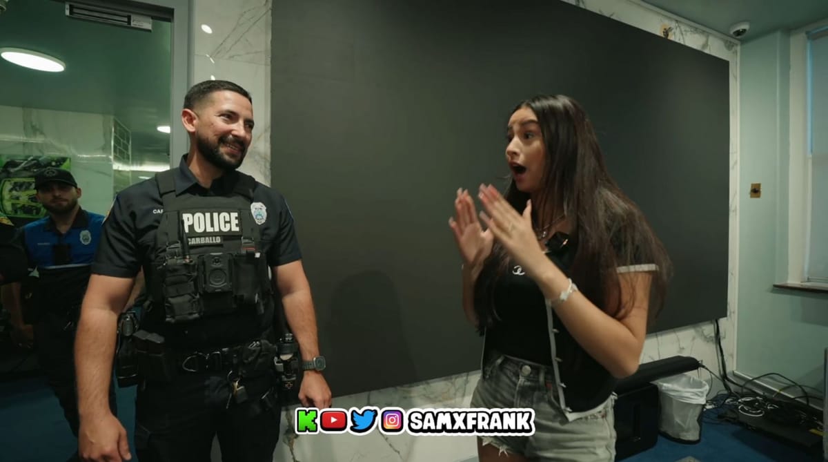 Kick streamer Sam Frank gets swatted after fake "armed robbery" was ...