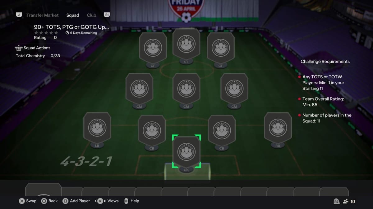 EA FC 24 90+ TOTS, PTG or GOTG Upgrade SBC: All tasks, cheapest solutions, and more