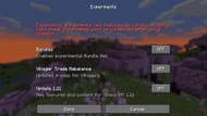 How to enable villager trading rebalancing in Minecraft