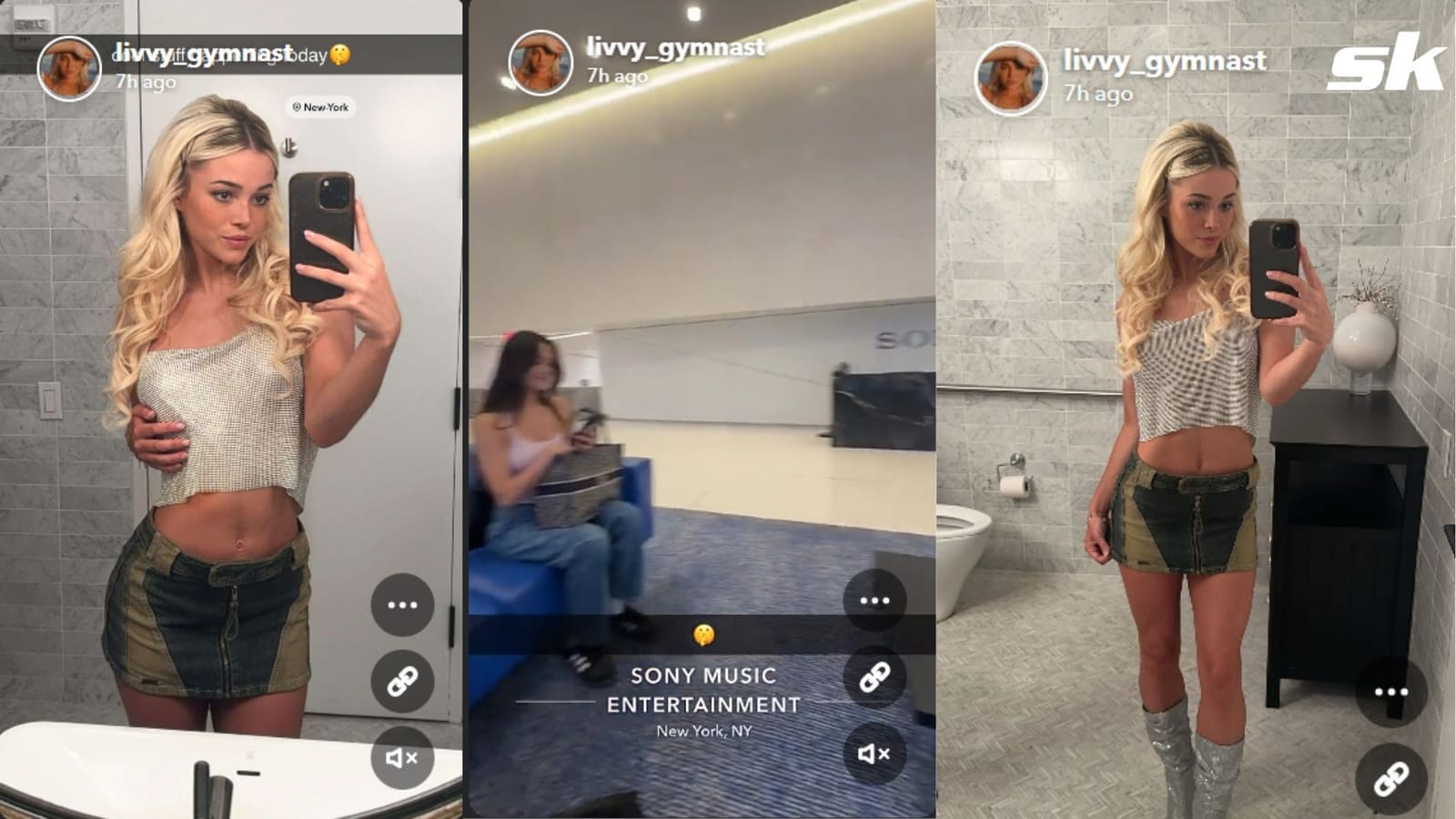 In Photos: Paul Skenes' girlfriend Olivia Dunne turns heads in silver boots & denim skirt for ...