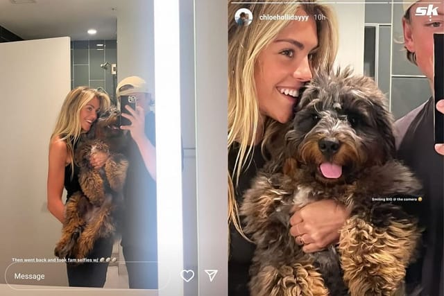 "Jackson is front door famous" - Jackson Holliday's wife Chloe captures ...