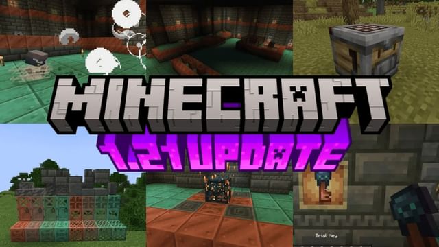 What time will Minecraft 1.21 update be available for download today?