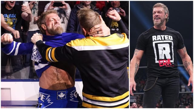 Adam Copeland (fka Edge) jokingly claims another AEW star is at fault ...
