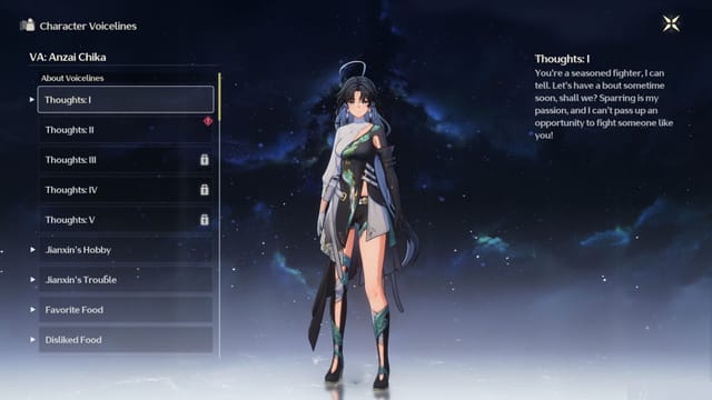 Jianxin VA in Wuthering Waves: English, Japanese, and other voice actors