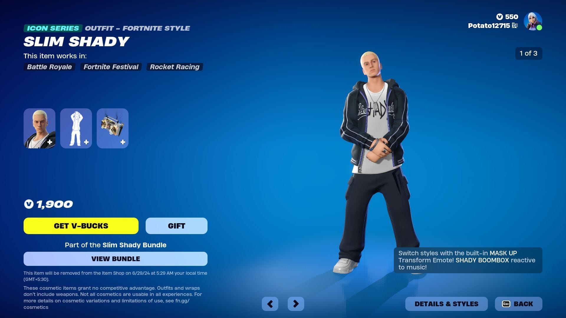 How to get Eminem Skin in Fortnite