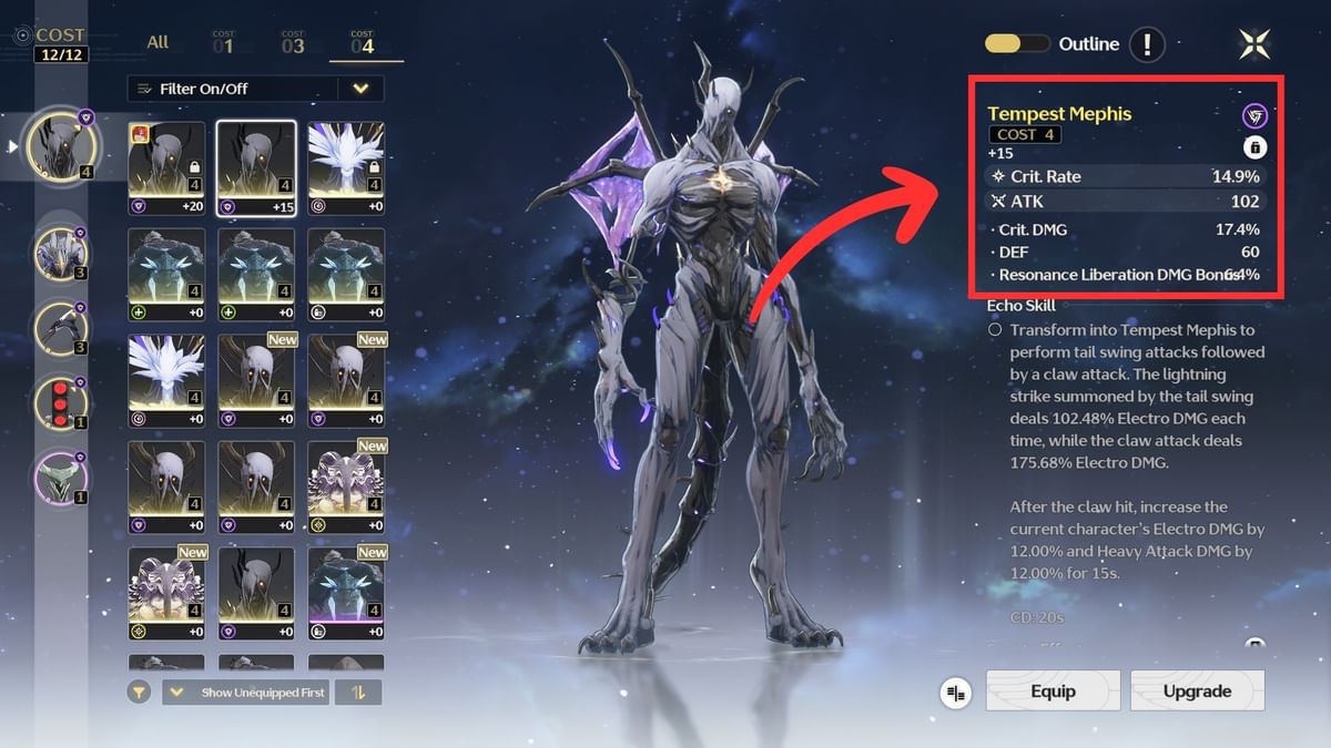 Wuthering Waves Echo cost guide