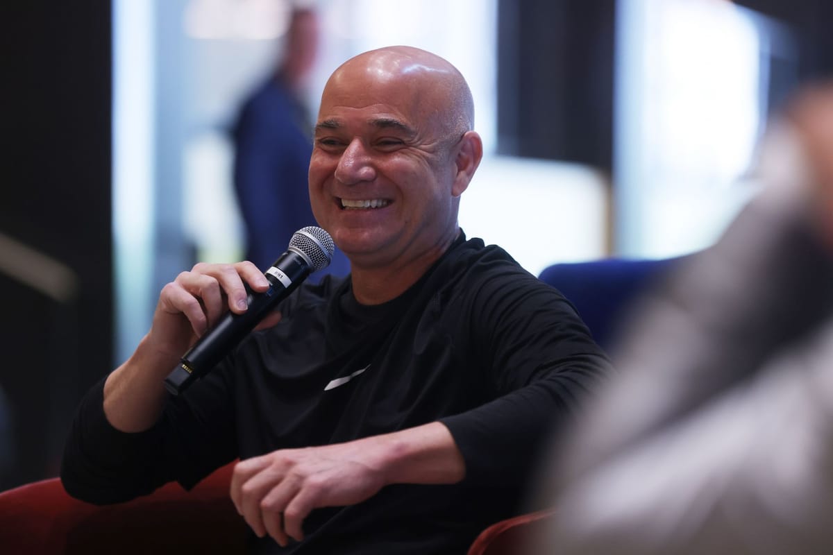 More Time I Spend With Andre Agassi I Realize Hes Just A Pretty Face Marcos Giron Jokes
