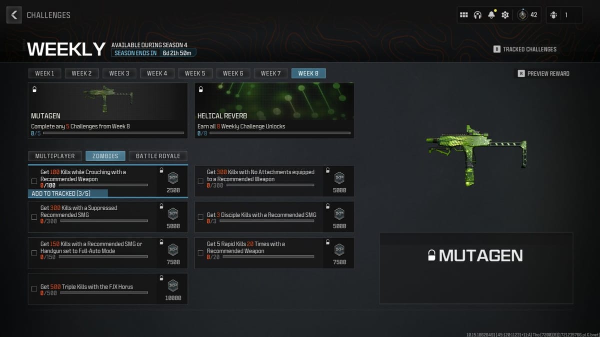 How to unlock Mutagen blueprint for free in MW3 and Warzone