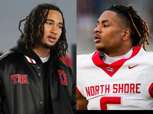 WATCH: $12,000,000 worth C.J. Stroud spends time with Ohio State commit ...