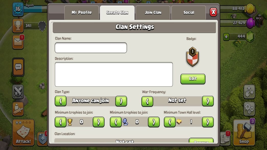 How to join a clan in Clash of Clans?