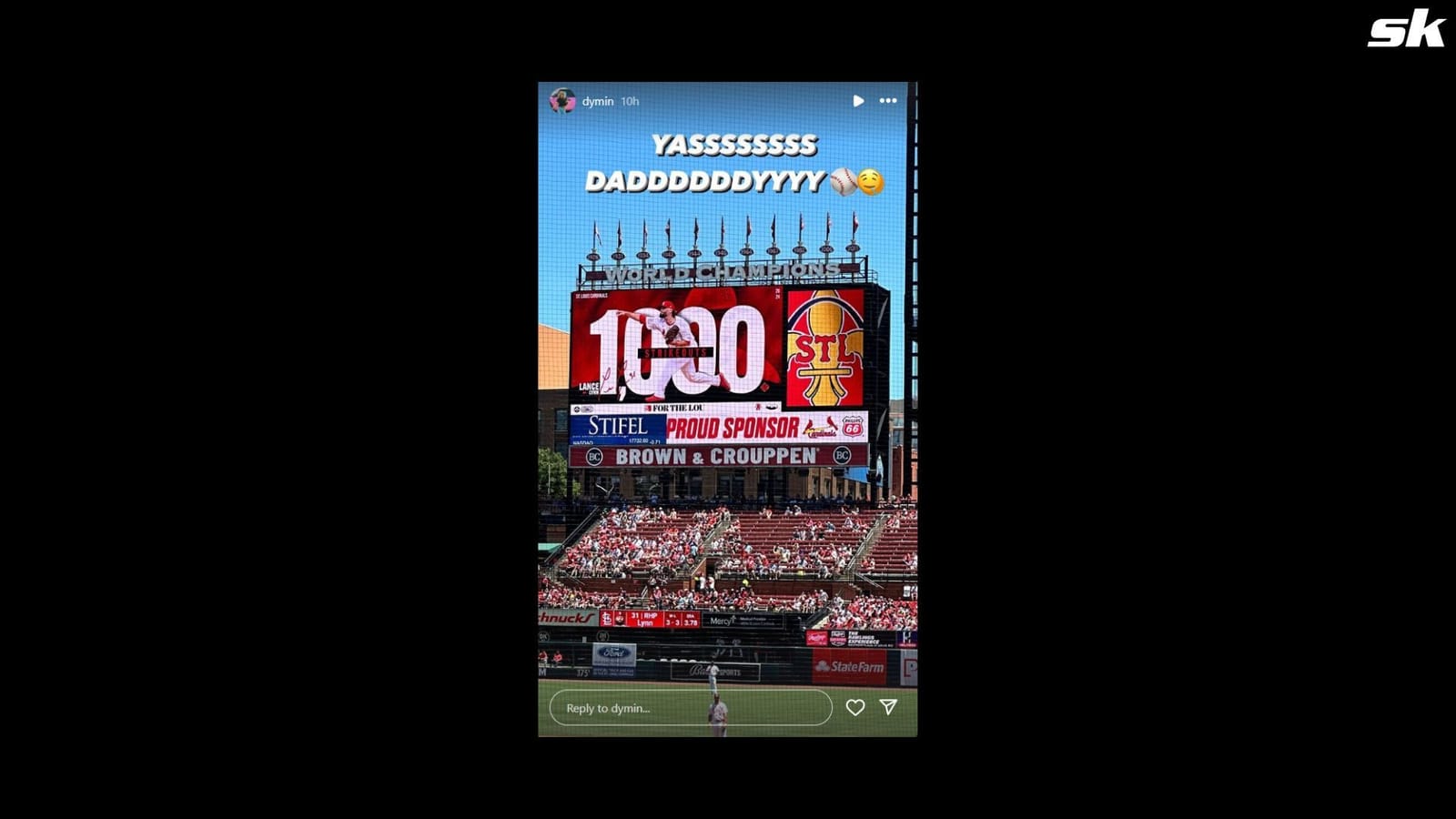 "Our prince charming building a cat mansion" - Lance Lynn's wife Dymin ...