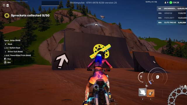 Fortnite Dirt Bike Riders 2.0: UEFN map code, how to play, and more