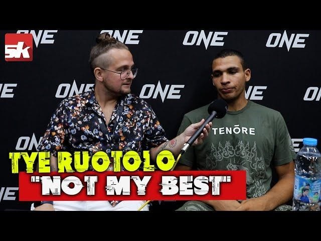 Tye Ruotolo ONE Championship: "It's something that I really want to do ...
