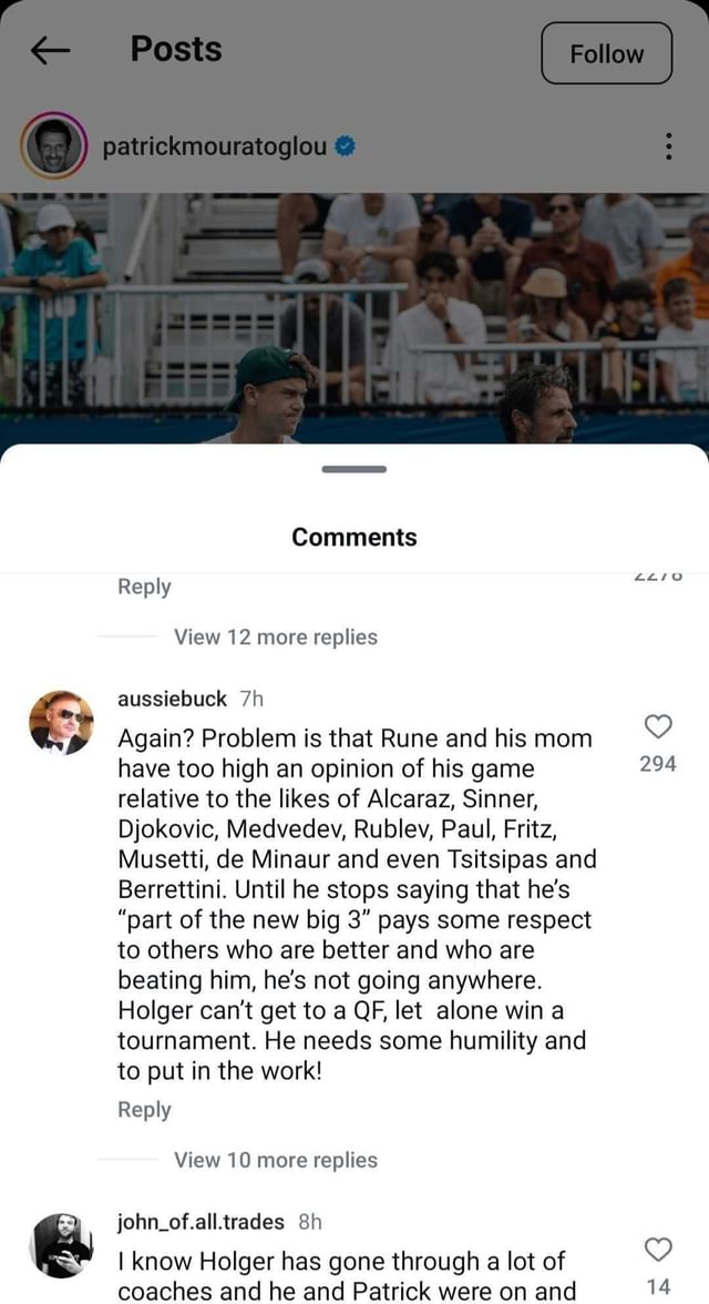 "You guys are in a toxic relationship";"A soap opera" - Fans annoyed as Holger Rune splits up ...