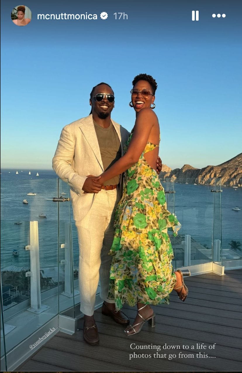 In Photos: Monica McNutt and fiancee Justin Jackson 'count down' to ...