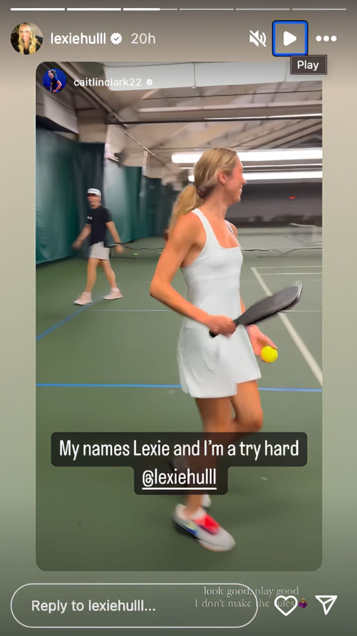 Caitlin Clark and boyfriend Connor McCaffery flex pickleball skills in ...