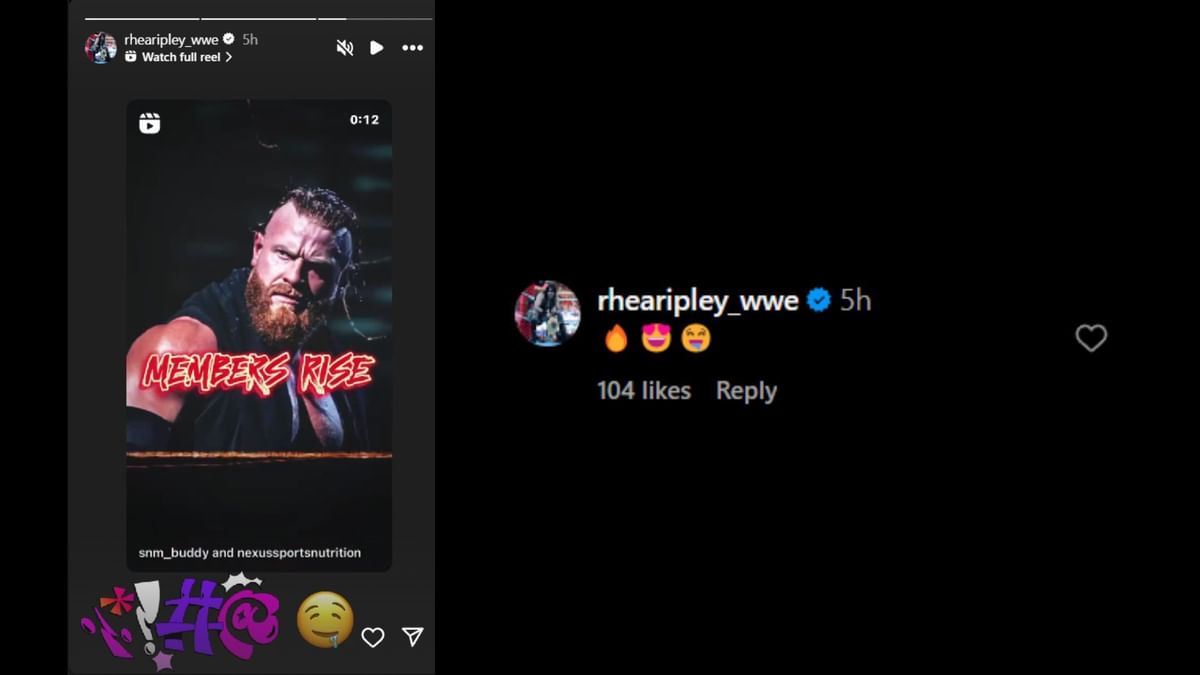 WWE: Rhea Ripley reacts after real-life husband Buddy Murphy makes ...