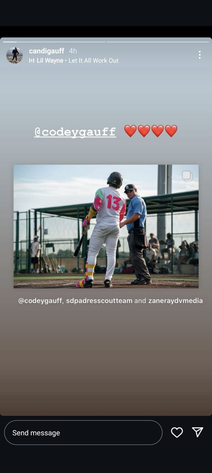 Coco Gauff's mother Candi gushes over son Codey as he makes latest ...