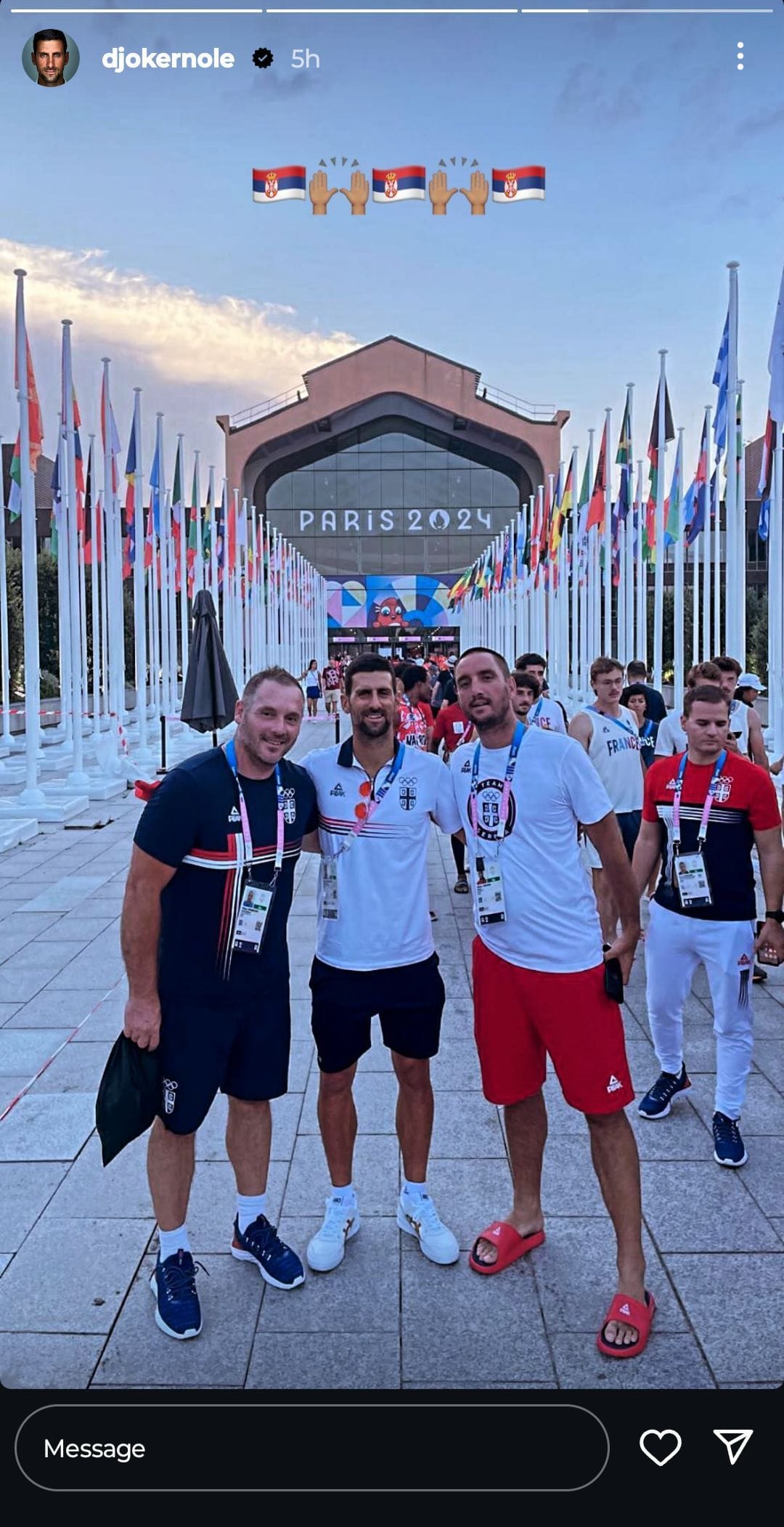 In Pictures: Novak Djokovic all smiles as he finally visits Olympic ...