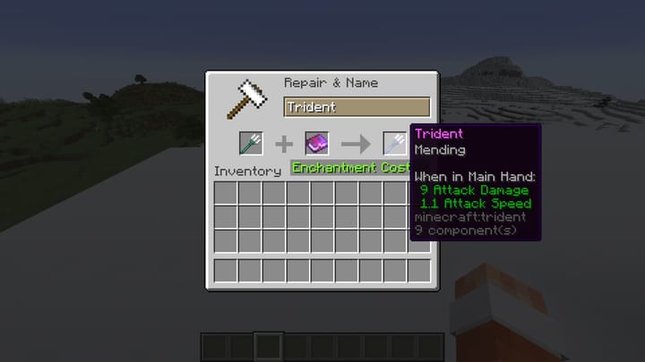 How to make the most OP trident in Minecraft