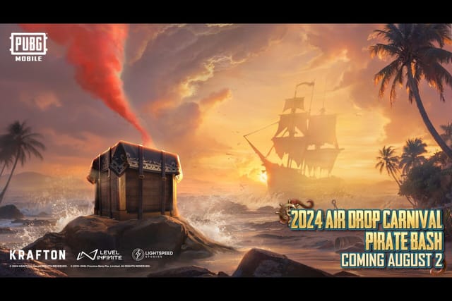 PUBG Mobile Air Drop Carnival Pirate Bash: Event details and date
