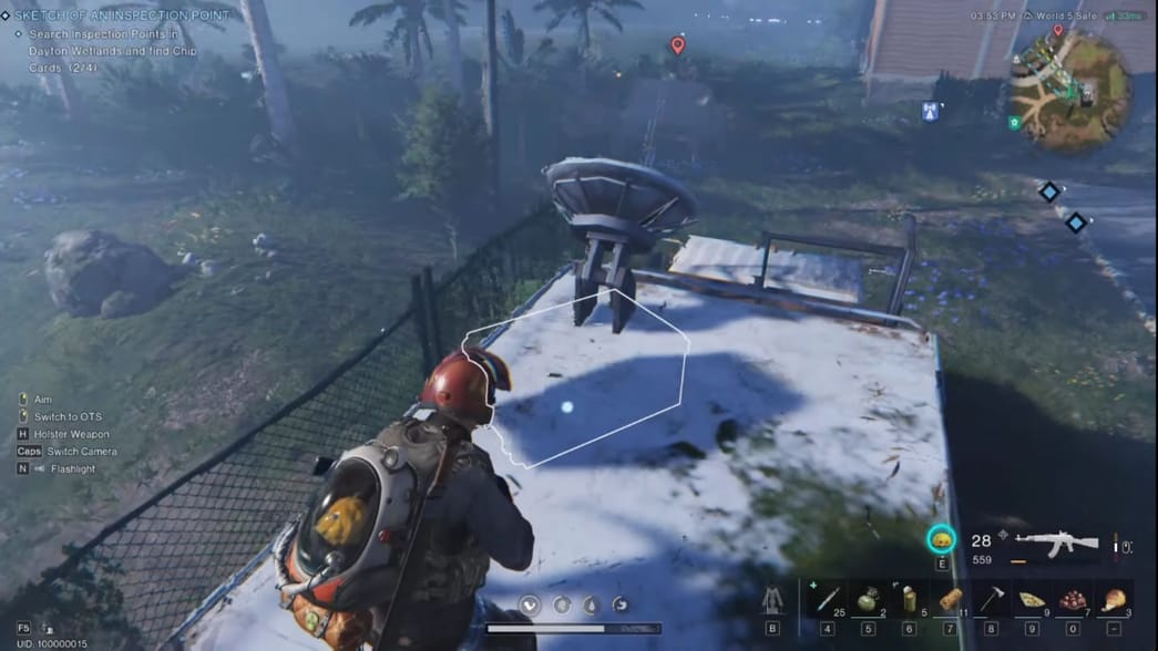 Once Human Sketch of an Inspection Point: Complete Quest guide