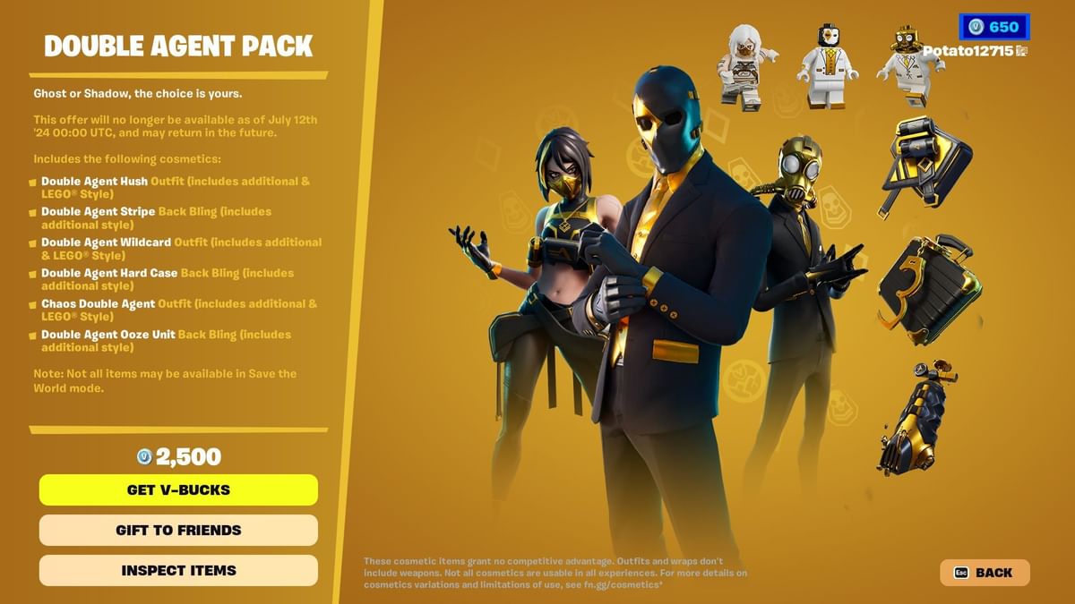 How to get Double Agent skins in Fortnite