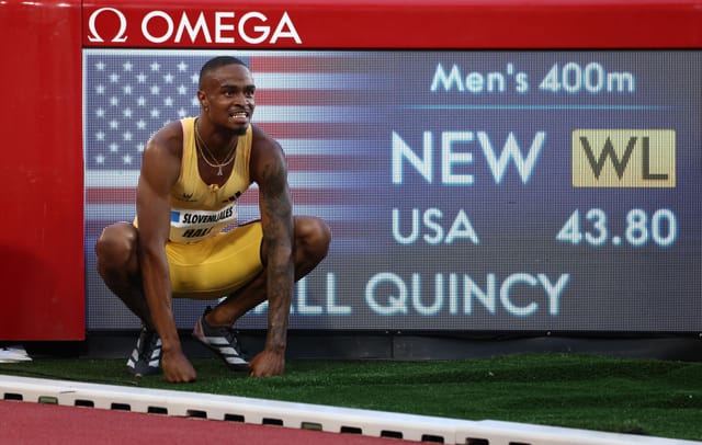 Meet Quincy Hall, the American runner favorite for 400m gold at the ...