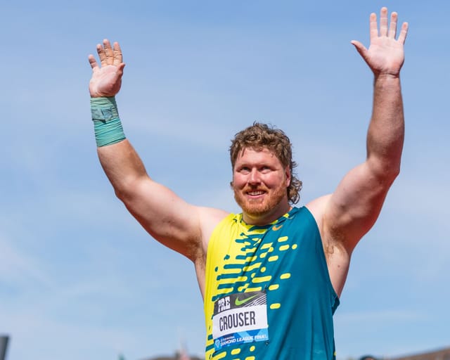 "If the crowd is louder, then we'll have bigger throws" - Ryan Crouser ...