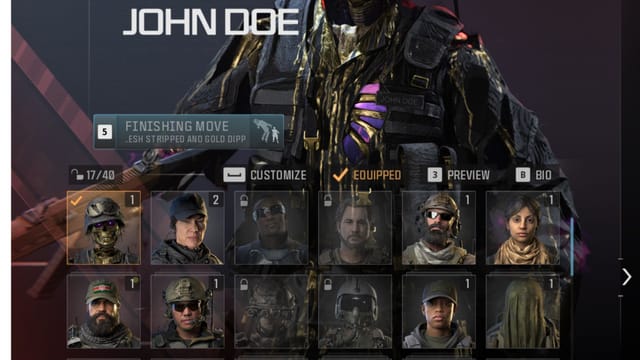How to do a finishing move in MW3 and Warzone