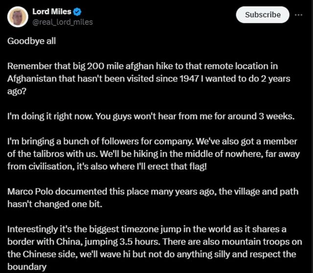 "We're making history" - British YouTuber Lord Miles announces remote ...