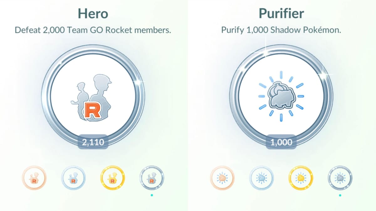 All Pokemon GO Medals: Platinum Medals, Catch Bonus, and more