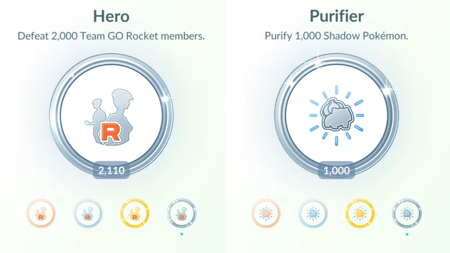 All Pokemon GO Medals: Platinum Medals, Catch Bonus, and more